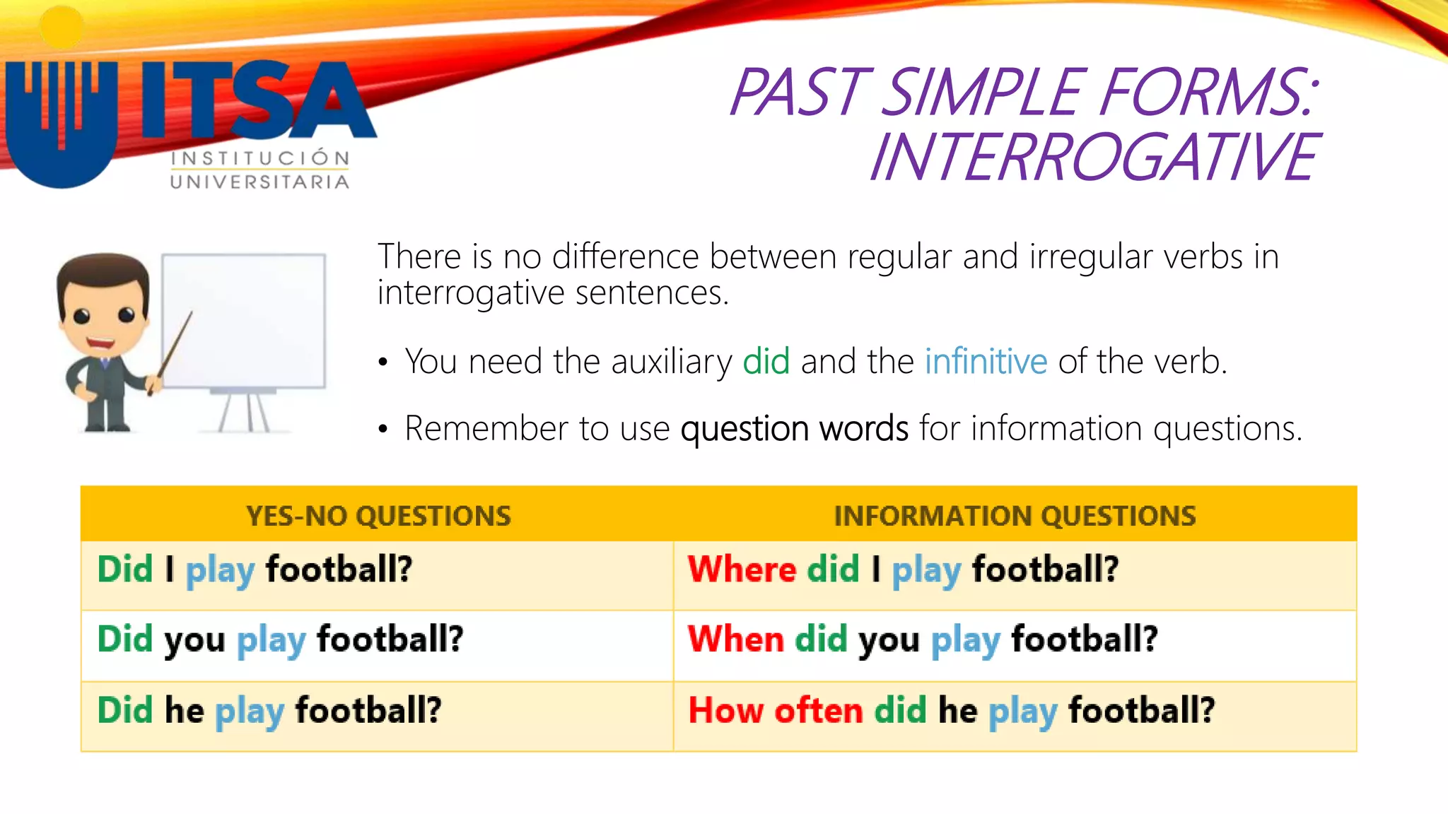 Past simple tense | PPT