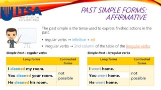 Past simple tense | PPT