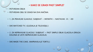 Introducing the PAST SIMPLE TENSE in Englishpptx | PPT