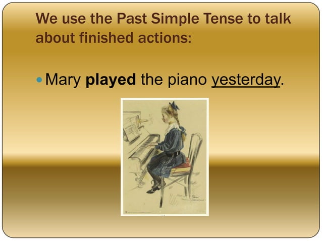Past simple tense | PPSX