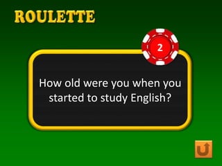 Past simple tense game | PPTX