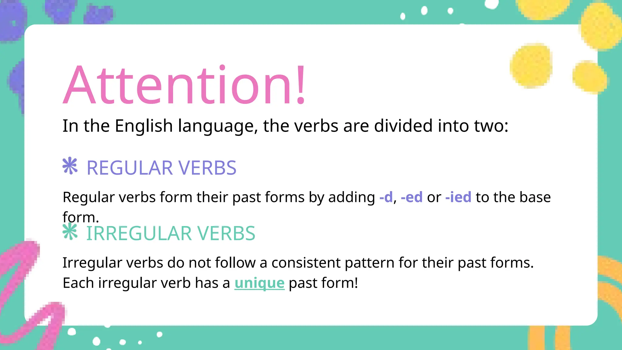 Past Simple Tense Presentation for young learners.pptx
