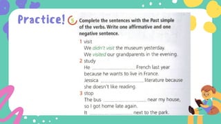 Past Simple Tense Presentation - Regular - Irregular verbs | PDF