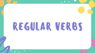 Past Simple Tense Presentation - Regular - Irregular verbs | PDF