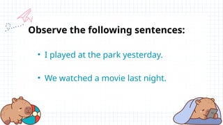 Past simple verbs......................... | PPTX