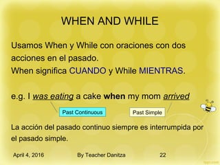 Past simple vs continuous | PPT