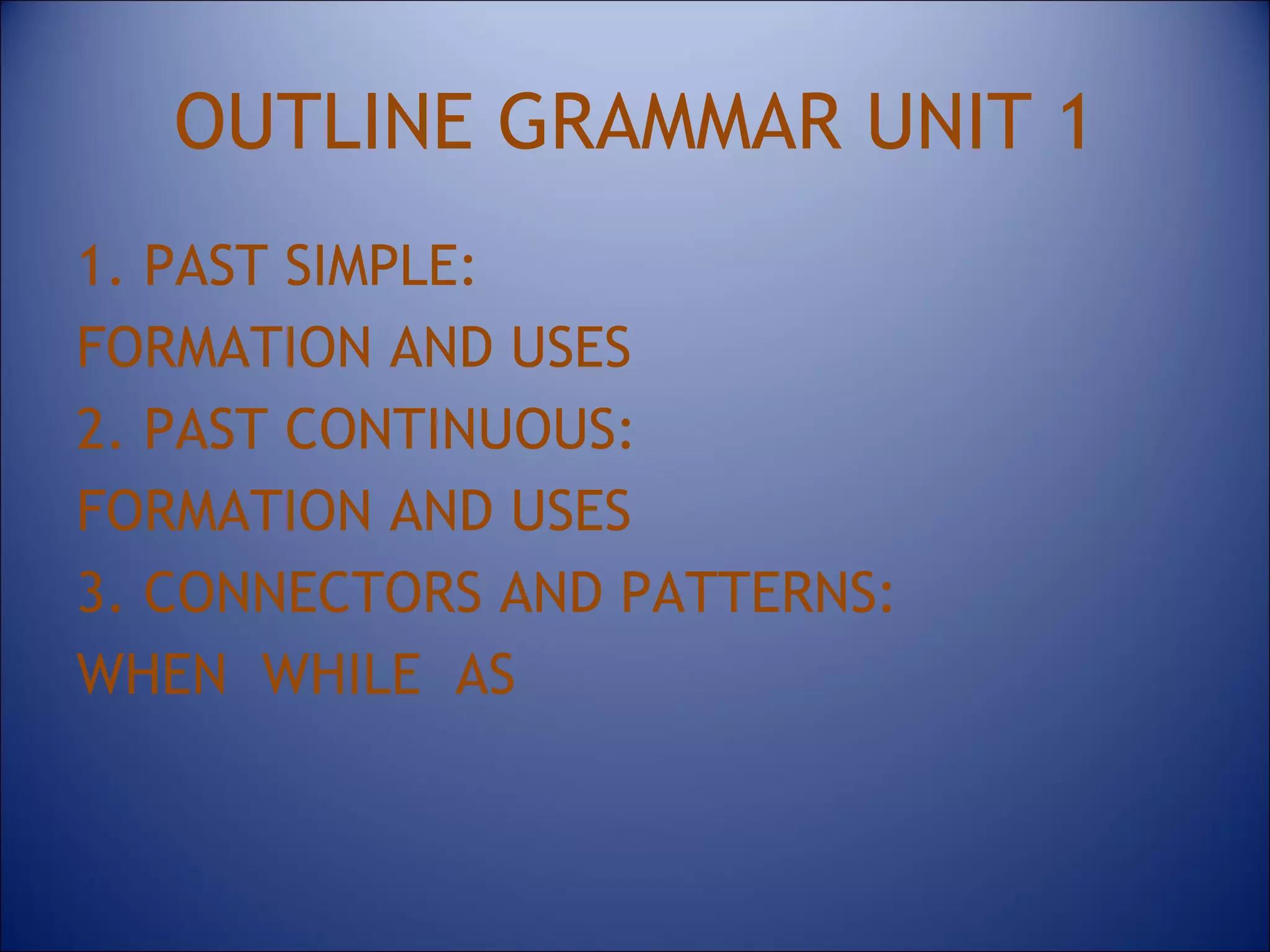 Past simple vs past continuous | PPS