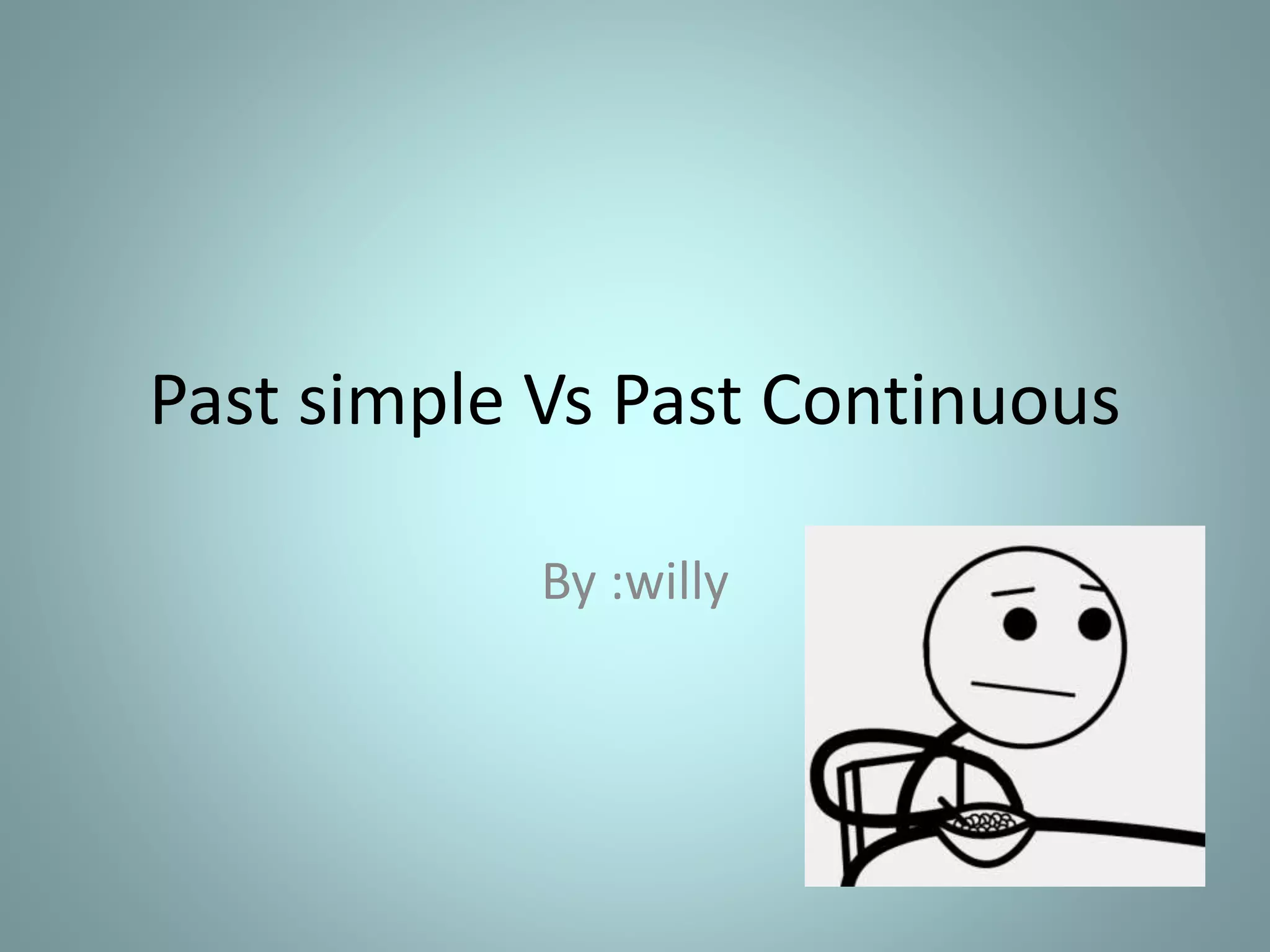 Past simple vs past continuous | PPT