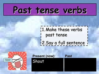 Tom's TEFL - Past Tense Verbs | PPT