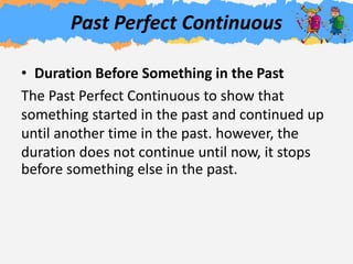 Past tense + used to | PPTX