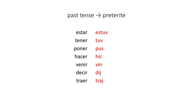 Introduction to the spanish past perfect tense | PPTX