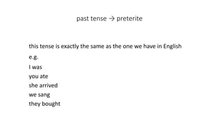 Introduction to the spanish past perfect tense | PPTX