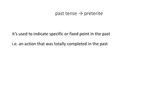 Introduction to the spanish past perfect tense | PPTX