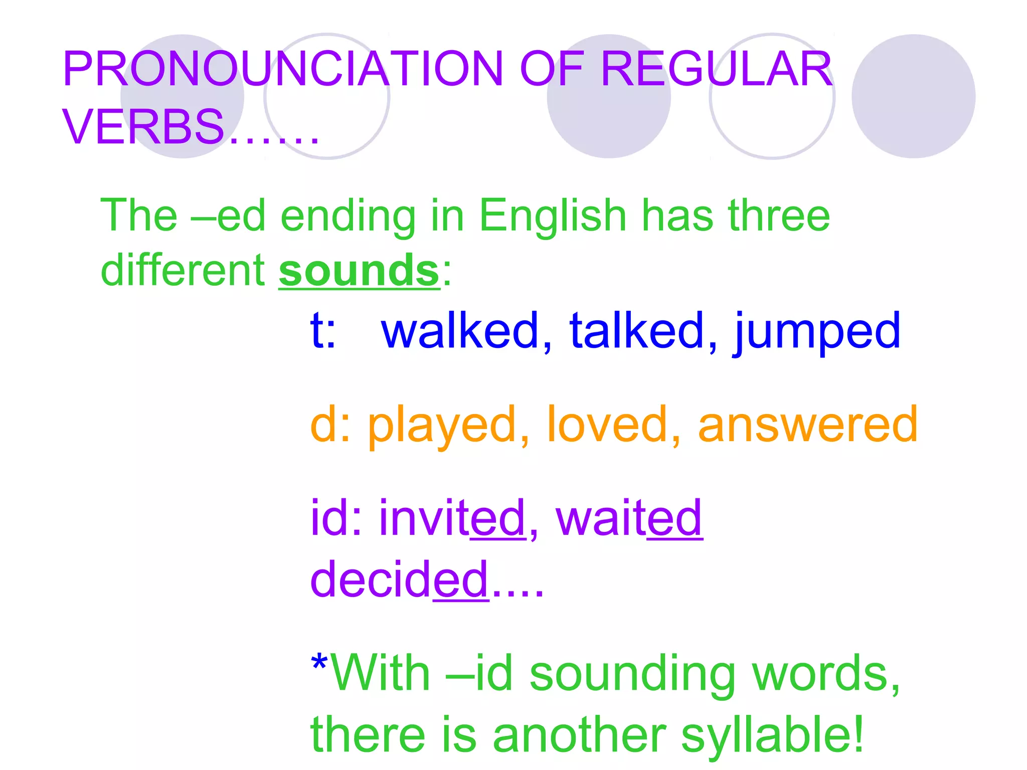 Past tense ppt | PPT