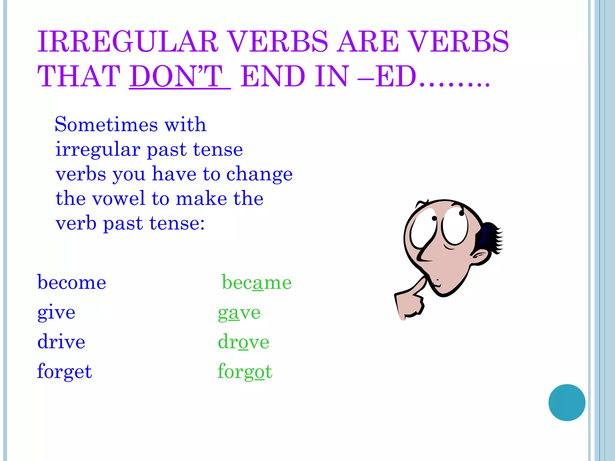 More Past Tense | PPT