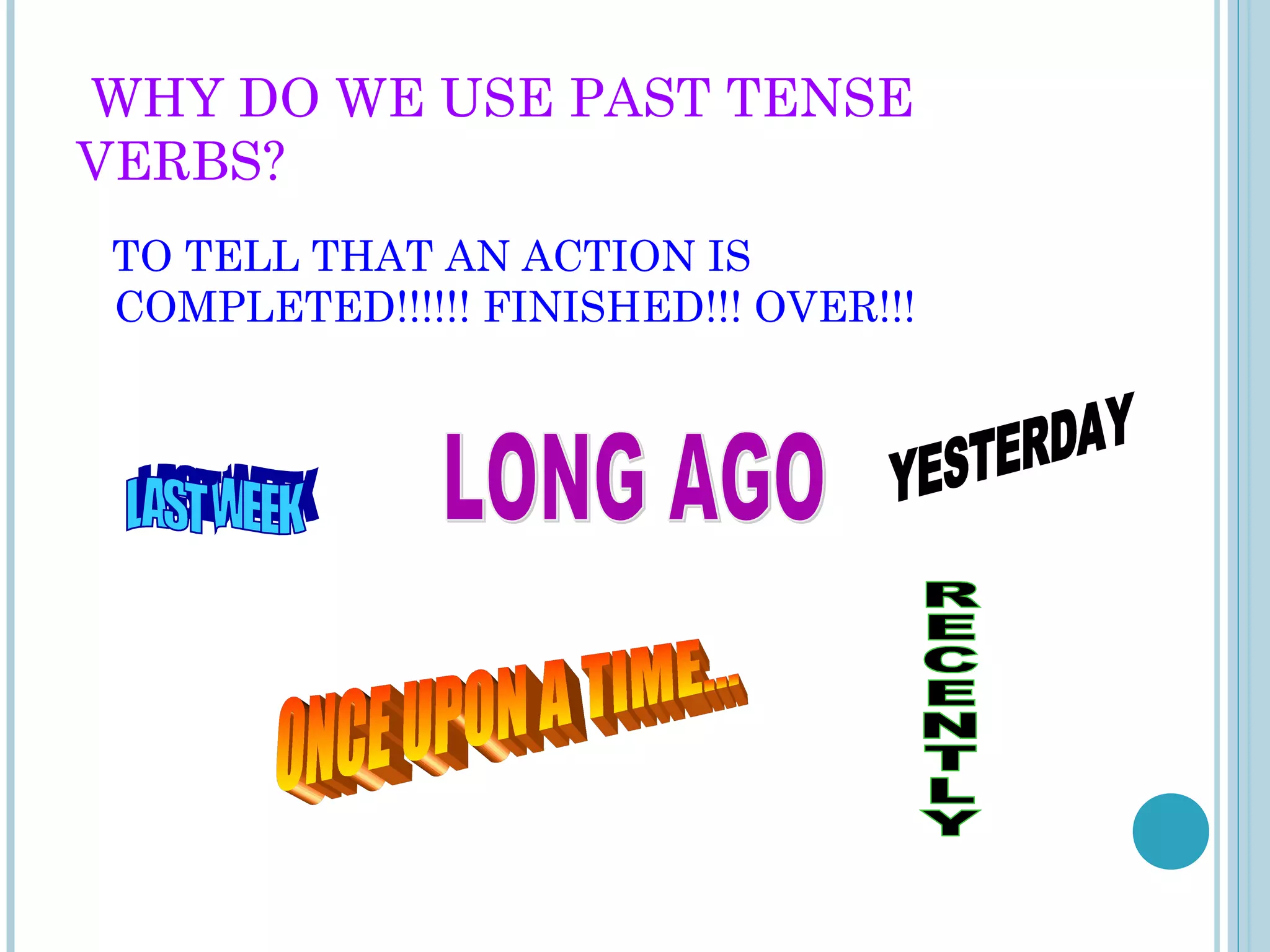 More Past Tense | PPT