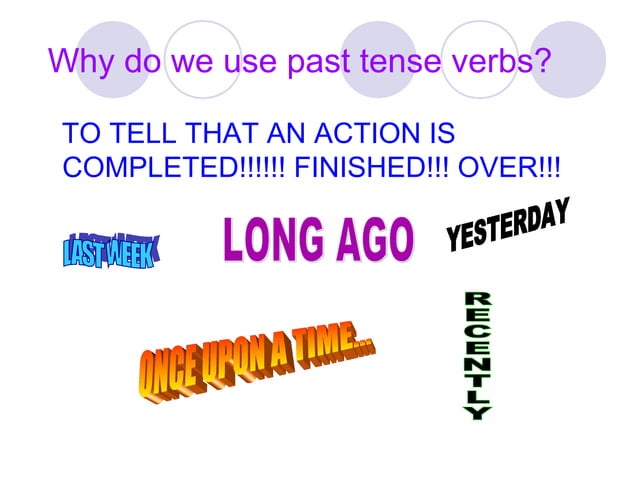 Past tense ppt | PPT