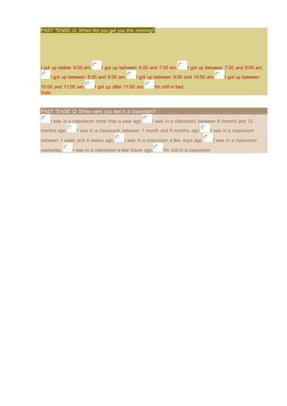 Past tense q | DOCX