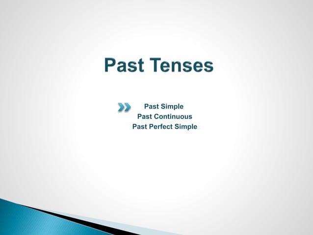 Past tenses | PPTX