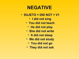 Past tenses | PPT