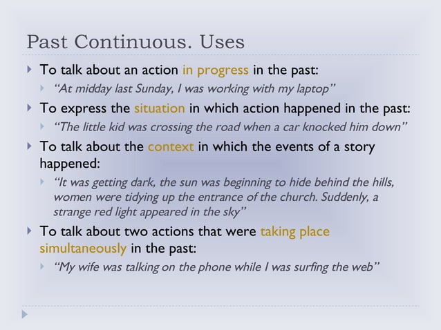 Past Tenses. Past Perfect, Past Simple and Continuous | PPT