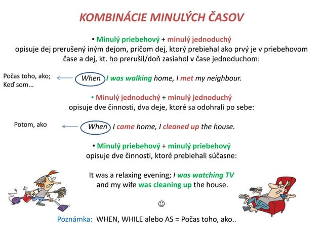 Past tenses (Minulé časy) | PDF