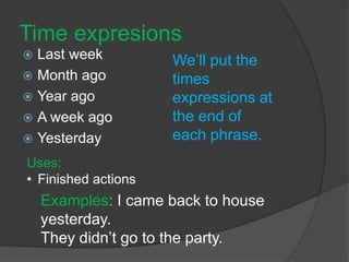 Past tenses | PPT