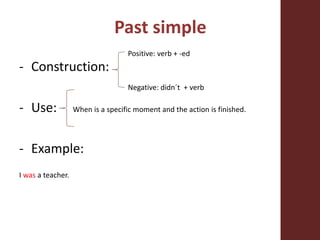 Past tenses | PPT
