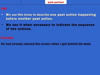 Past tenses contrast | PPT