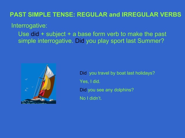 Past tenses contrast | PPT