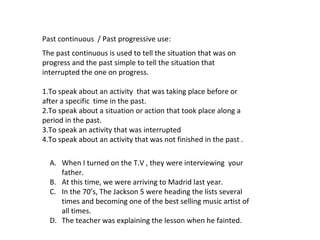 Past tense tenses | PPT