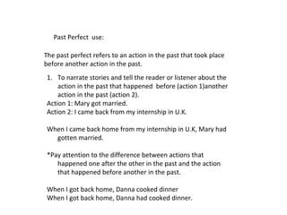 Past tense tenses | PPT