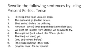Past tense Vs Perfect Tense.pptx