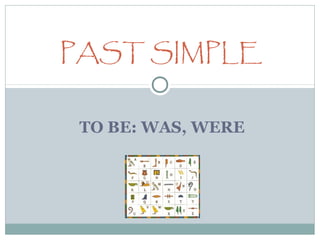 Past verb to be | PPT