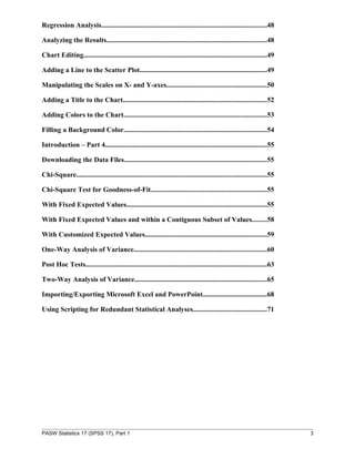 SPSS statistics - how to use SPSS | DOC