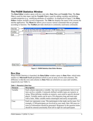 SPSS statistics - how to use SPSS | DOC