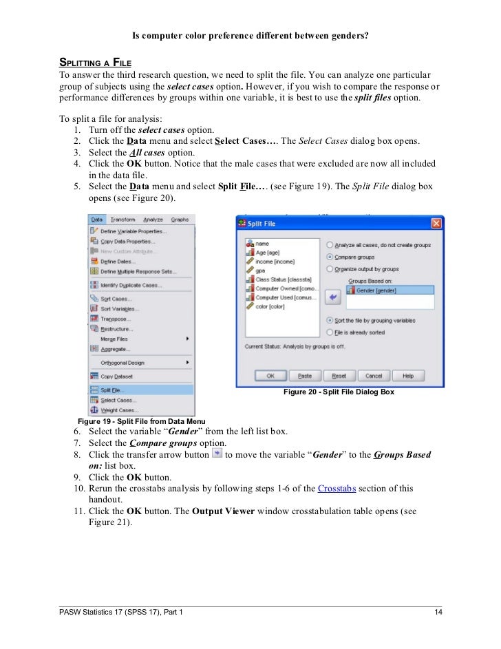 SPSS statistics - how to use SPSS