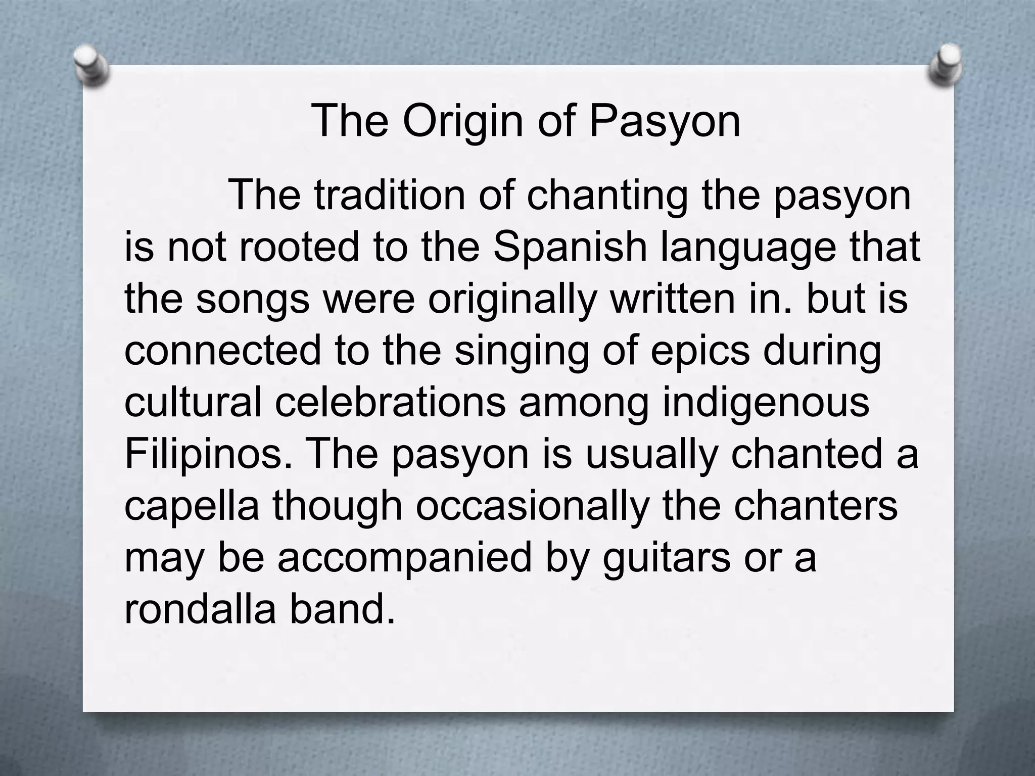Pasyon and pastores | PPTX