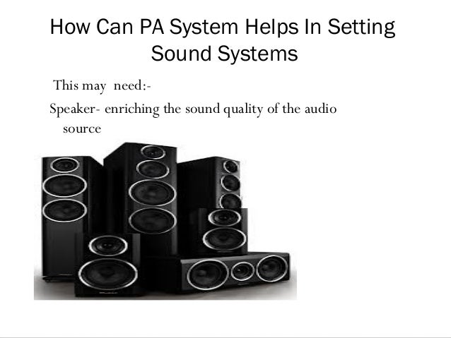 PA System & Accessories from TechPlus Network