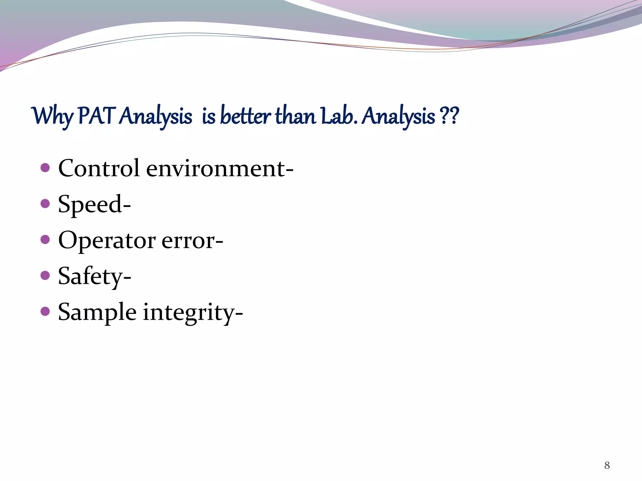 Process analytical technology | PPTX