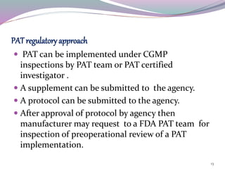 Process analytical technology | PPTX