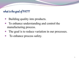 Process analytical technology | PPTX