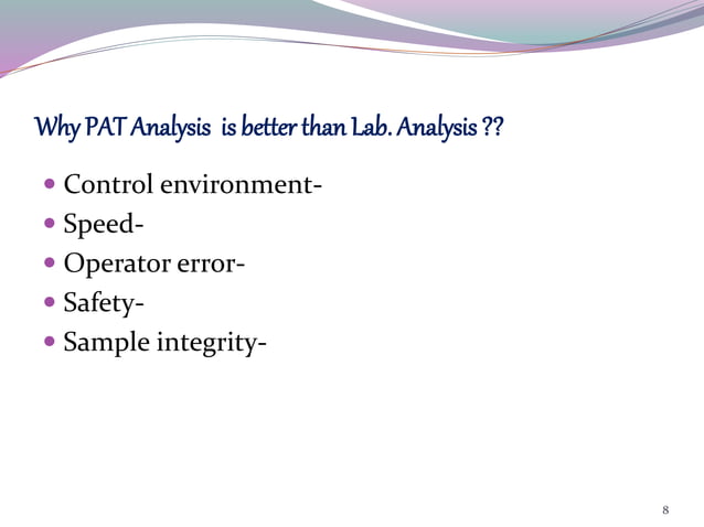 Process analytical technology | PPTX