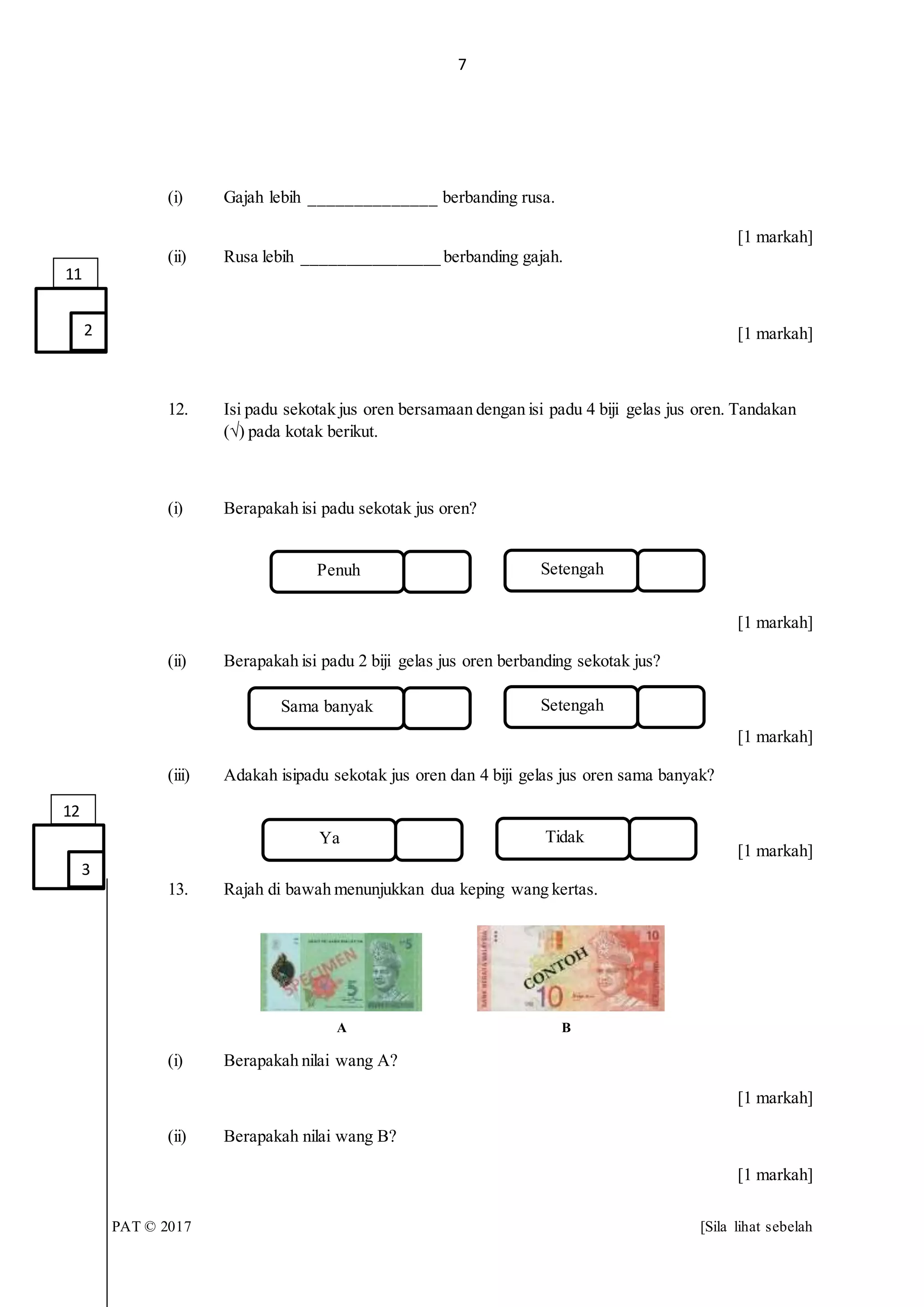 Pat 2017-matematik-t1-k2 | PDF | Free Download