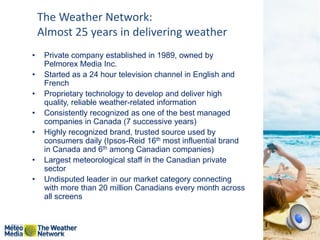 Complex Weather data and a Multi-platform Audience: Big Data at The ...