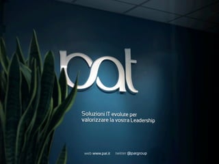 Pat Group corporate - ITA | PDF | Computer Software and Applications ...