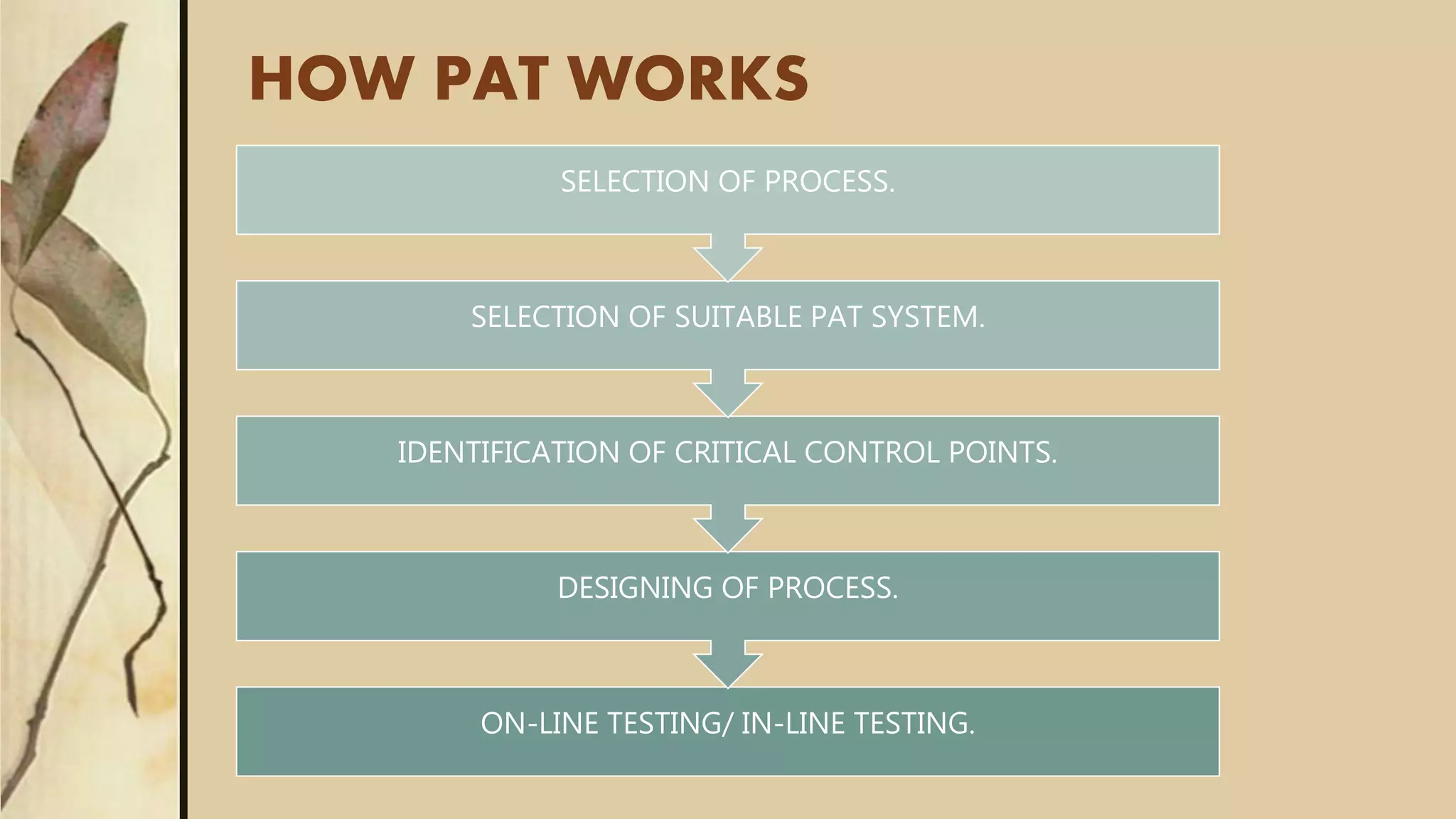 Pat process analytical technique | PPTX