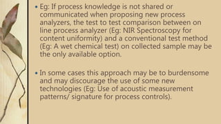 Pat process analytical technique | PPTX