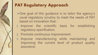 Pat process analytical technique | PPTX
