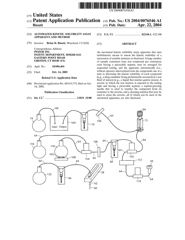 Automated Kinetic Solubility Assay Apparatus and Method | PDF